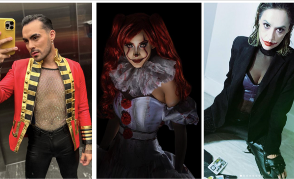 Mira cómo se vistieron algunos famosos chapines para Halloween